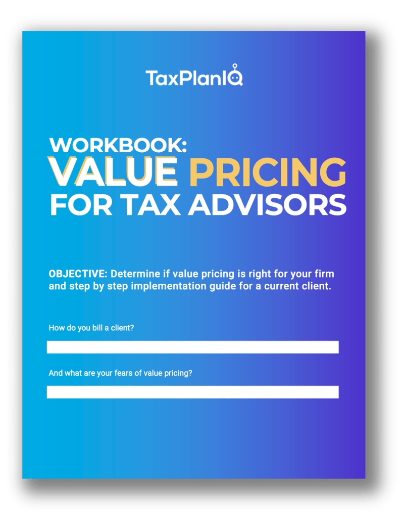 Value-Pricing Workbook for Tax Advisors